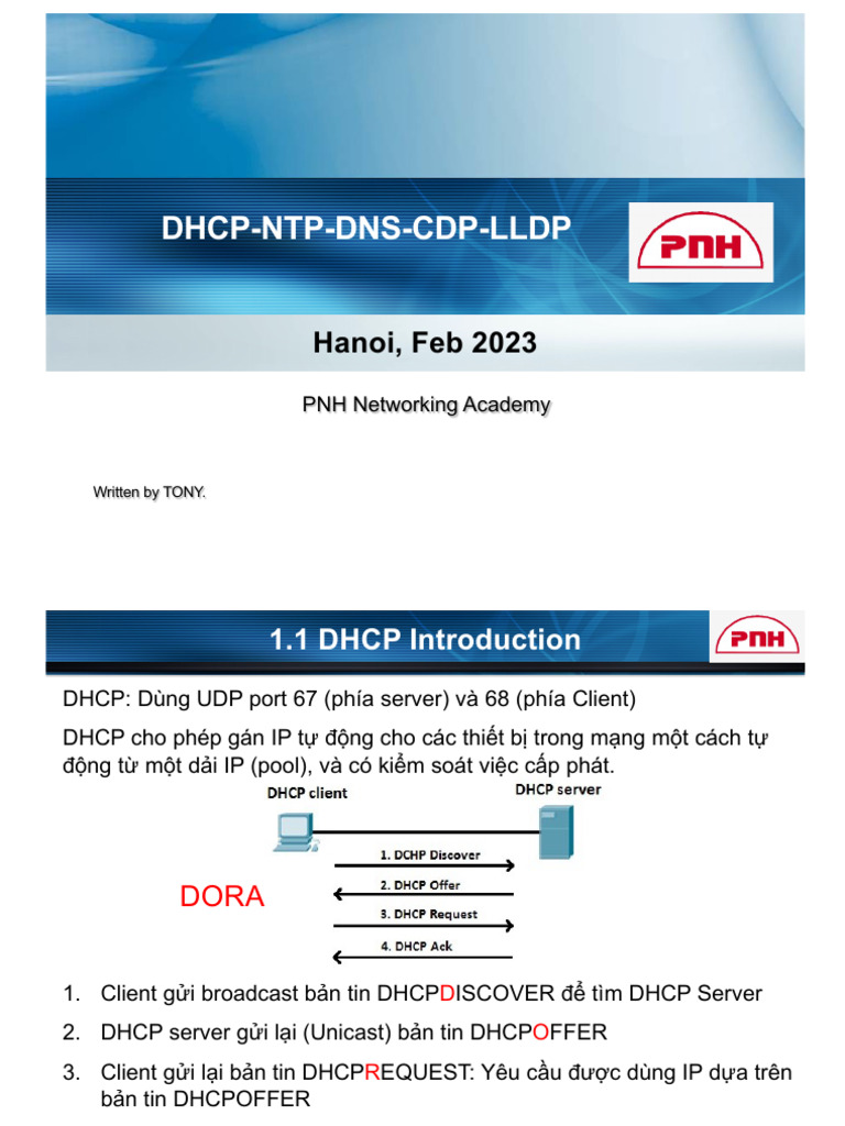 Session-21. DHCP-DNS-NTP-CDP-LLDP | PDF