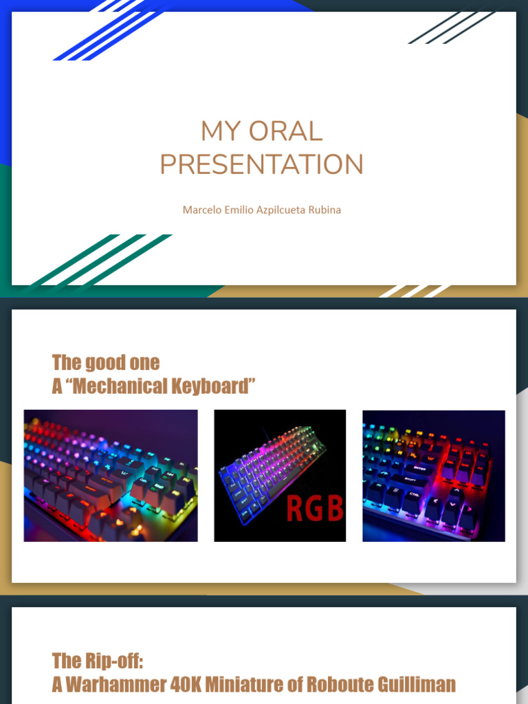 My Final Oral Presentation | PDF