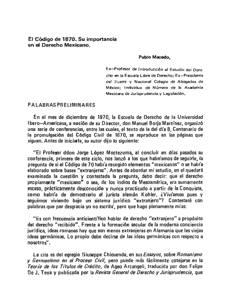 El Código de 1870 en México | PDF | Justicia | Crimen y violencia