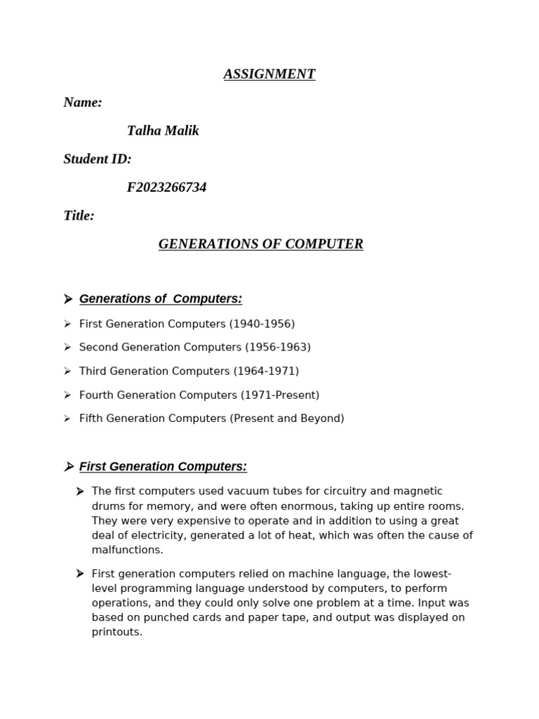 ICT Assignment | PDF | Integrated Circuit | Personal Computers