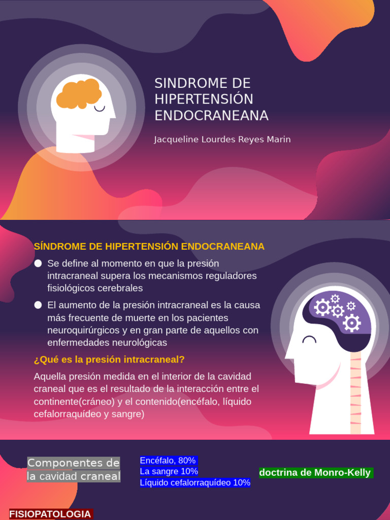 Sindrome de Hipertension Endocraneal | PDF | Isquemia | Hipertensión