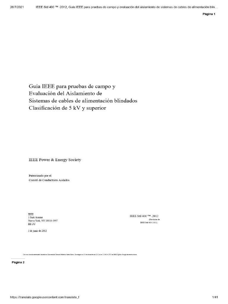 Ieee - 400 ™ - 2012 | PDF