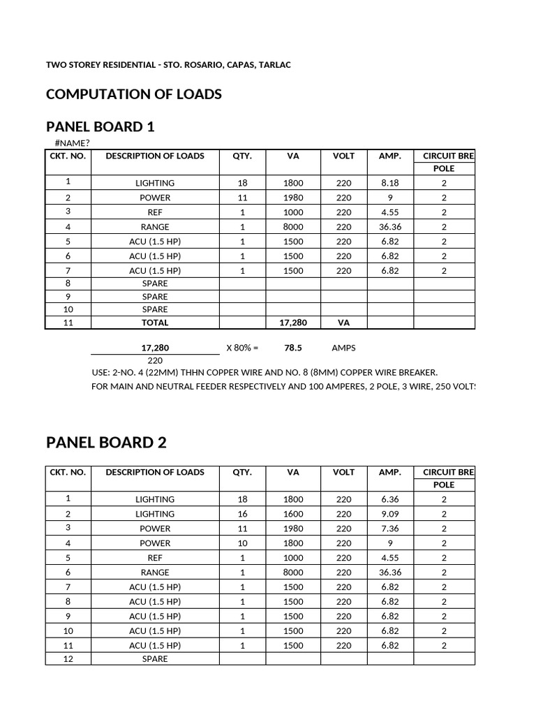 Electrical Template | PDF | Quantity | Units Of Measurement