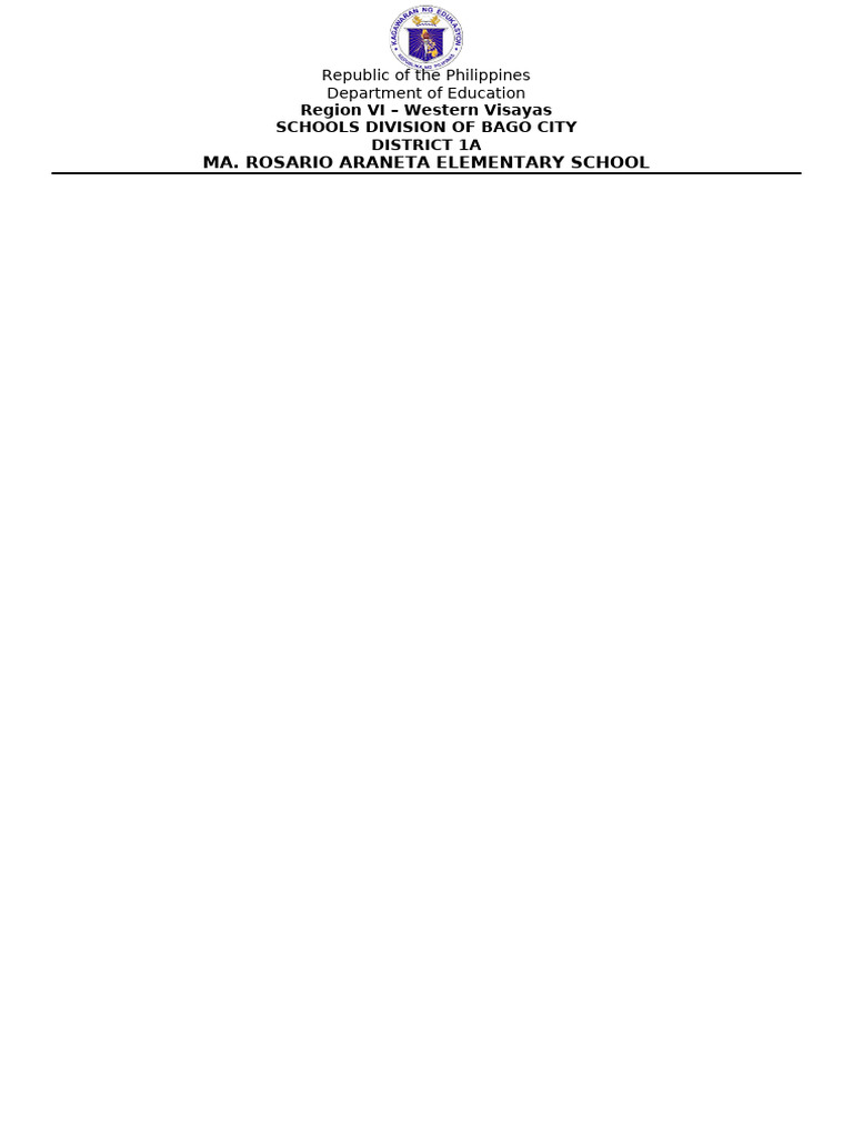 ESP 5 ST3&4 - 1st Quarter | PDF