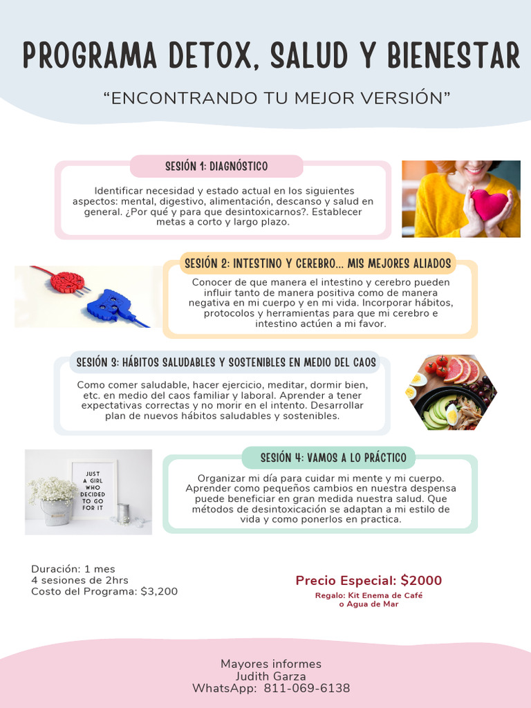 Programa Detox | PDF | Relaciones personales, crianza y desarrollo personal | Salud y bienestar