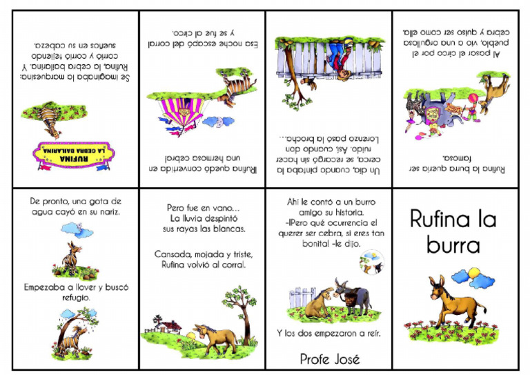 Mini Cuento - Rufina La Burra | PDF