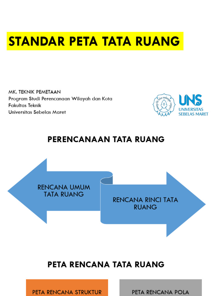Standar Peta Tata Ruang Nasional | PDF