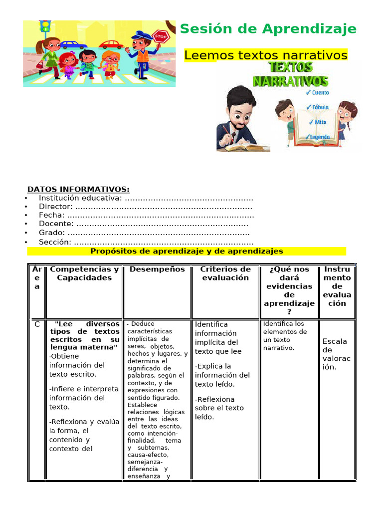6° Sesión Día 01 Comunicación Semana Ii Unidad #07. | PDF | Evaluación | Aprendizaje
