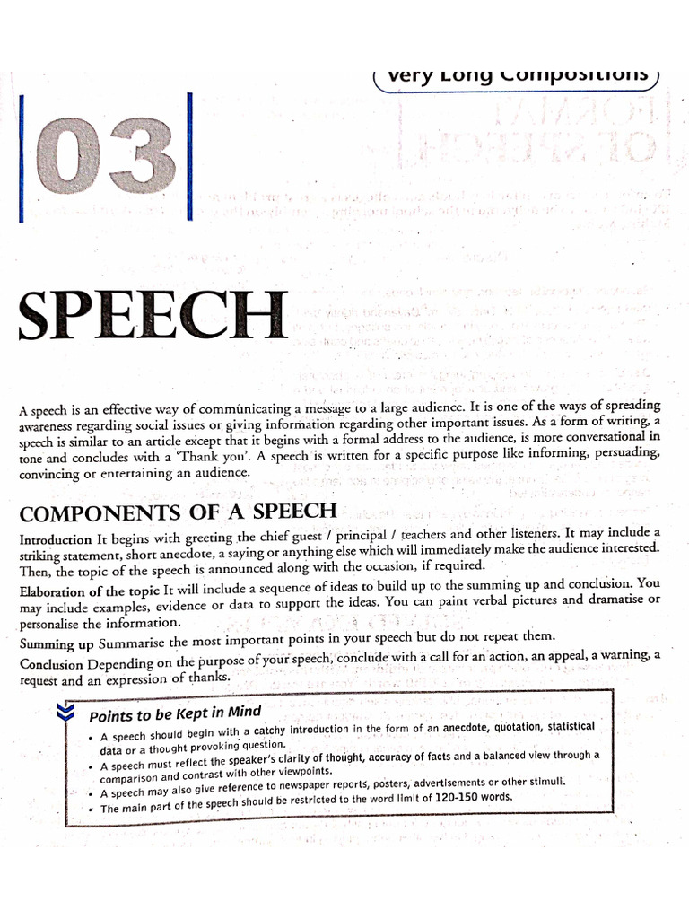 English Speech | PDF