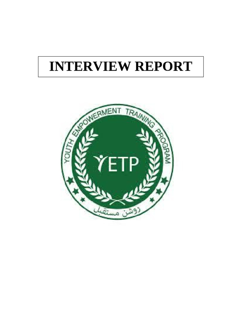 Interview Report | PDF | Business