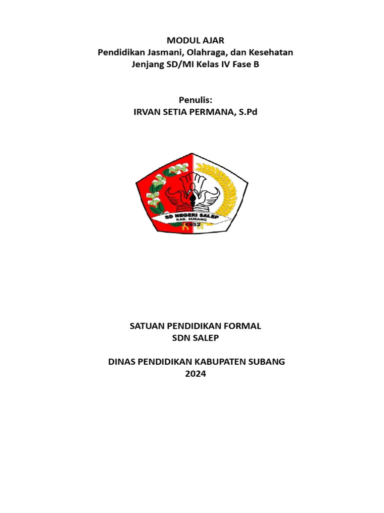 Modul Ajar - Irvan Setia Permana - 24105560310 | PDF