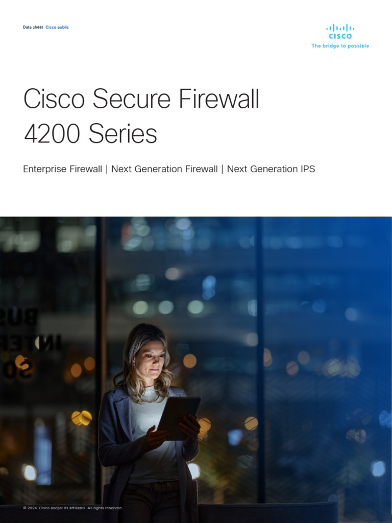 Firepower 4200 Datasheet | PDF | Firewall (Computing) | Data Transmission