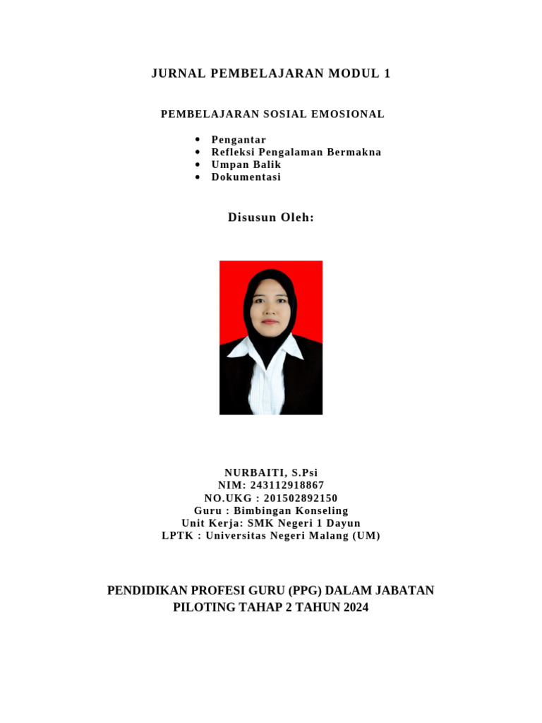 Jurnal Pembelajaran Modul 1 Bety Ok | PDF
