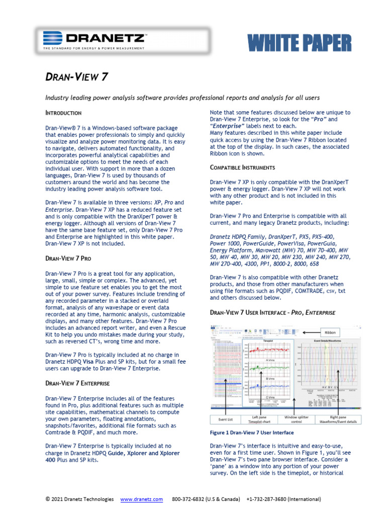 DV 7 White Paper R01 | PDF | Window (Computing) | Comma Separated Values