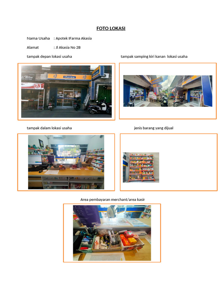 Format Foto Lokasi | PDF