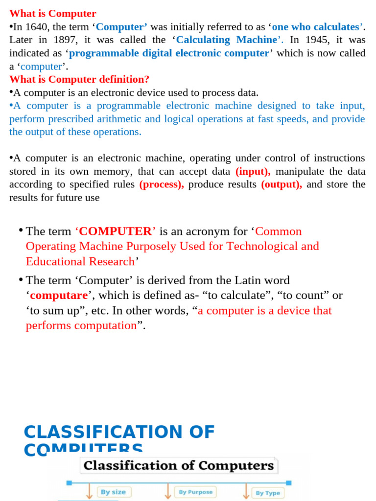 Overview of Computer Systems and Types | PDF | Operating System ...