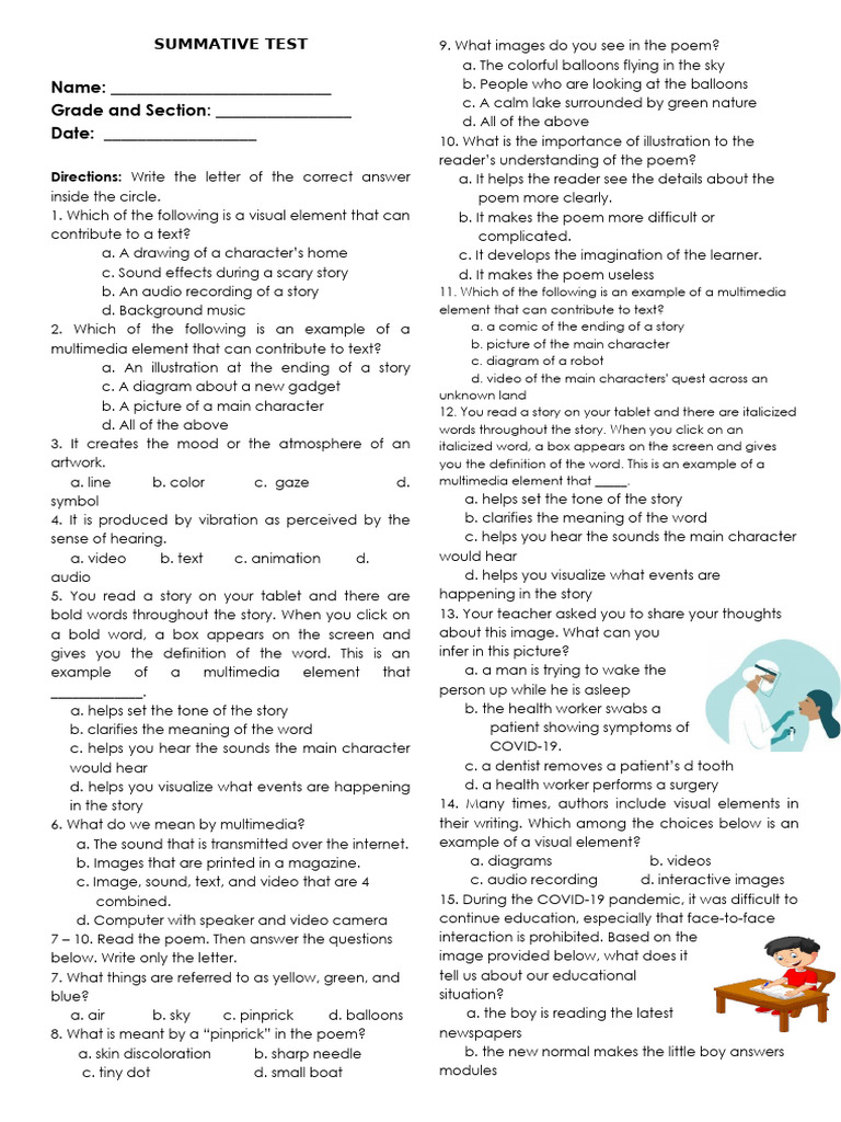 Multimedia Elements in Text Understanding | PDF | Subject (Grammar) | Verb
