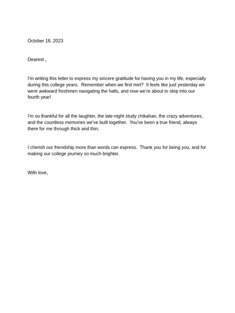 Letter 2 | PDF