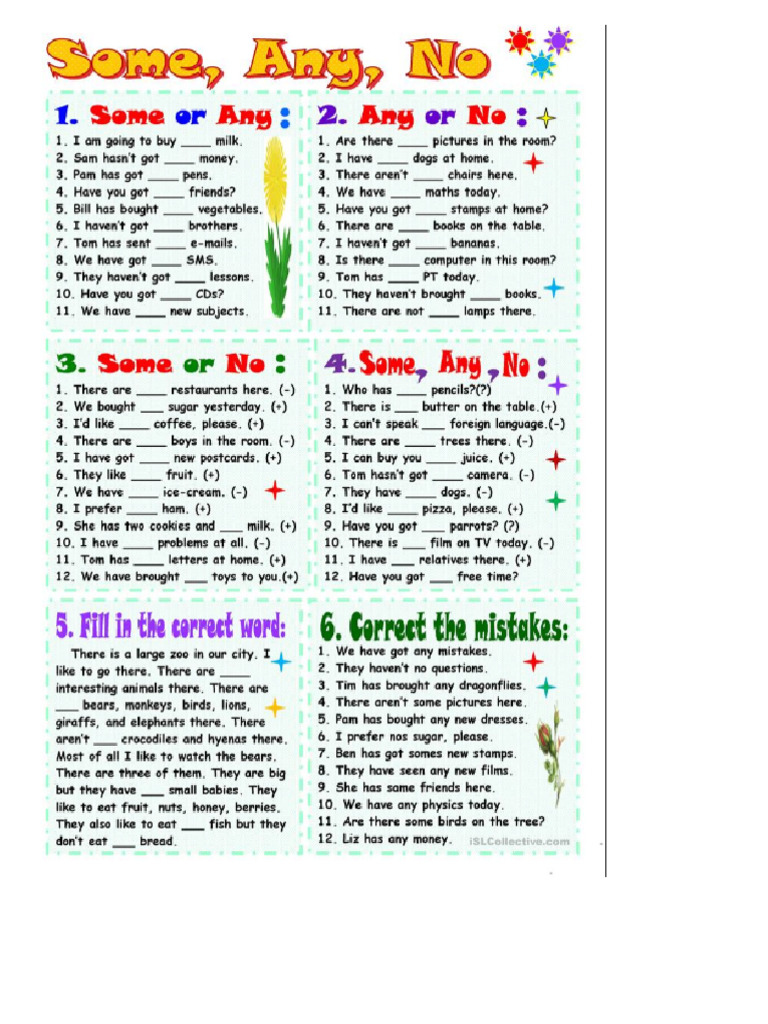 Some - Any - No | PDF
