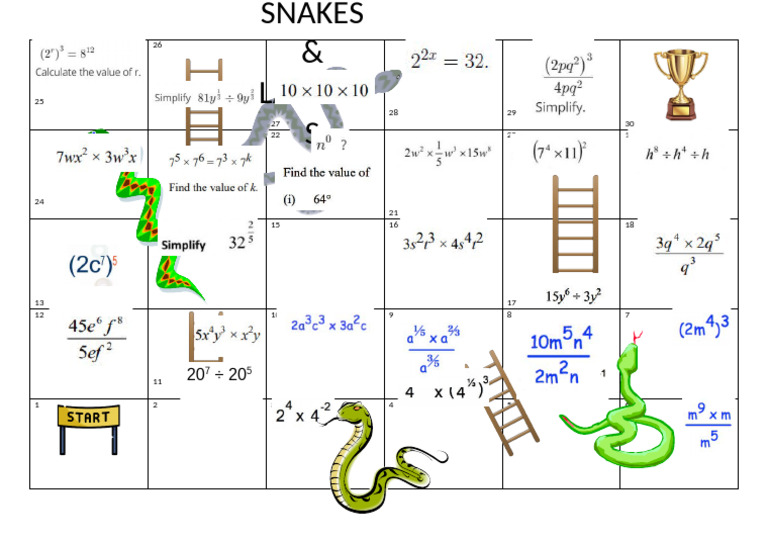 Snakes and Ladders | PDF