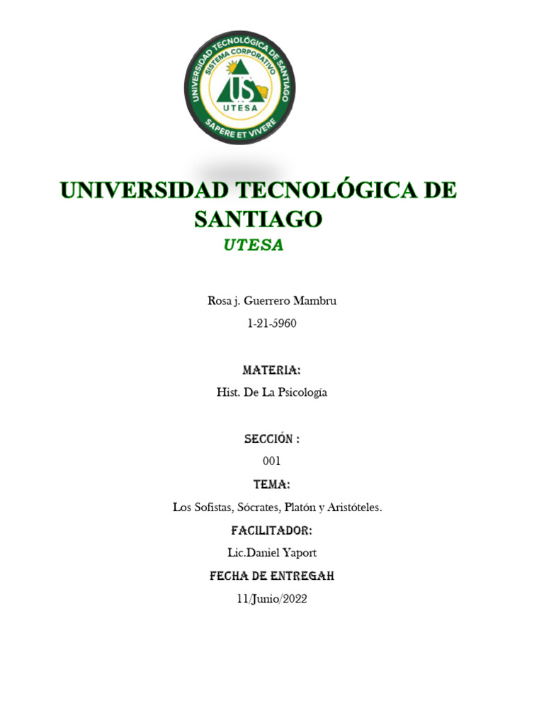Filosofía Griega: Sofistas y Clásicos | PDF | Sócrates | Aristóteles