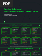 Valores dos Planos TotalPass para PF | PDF