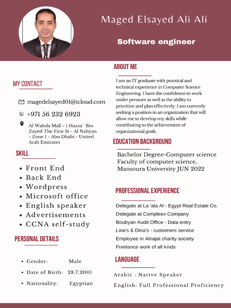 Cv-Maged Elsayed | PDF