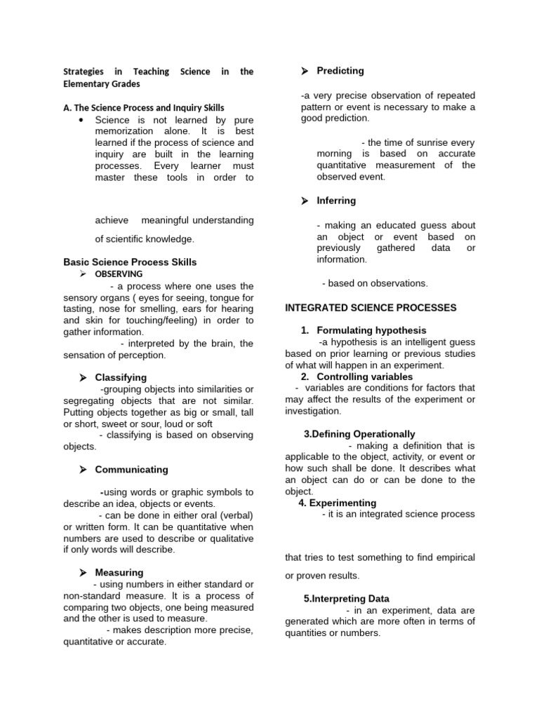 Effective Science Teaching Strategies | PDF | Learning | Science