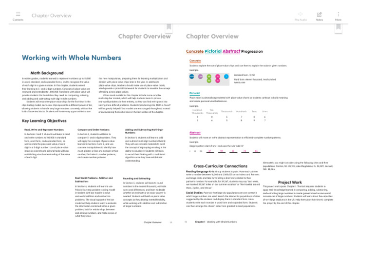 Chapter Overview - HMH-Math in Focus - TE Grade 4 Volume A Chapter 1 ...