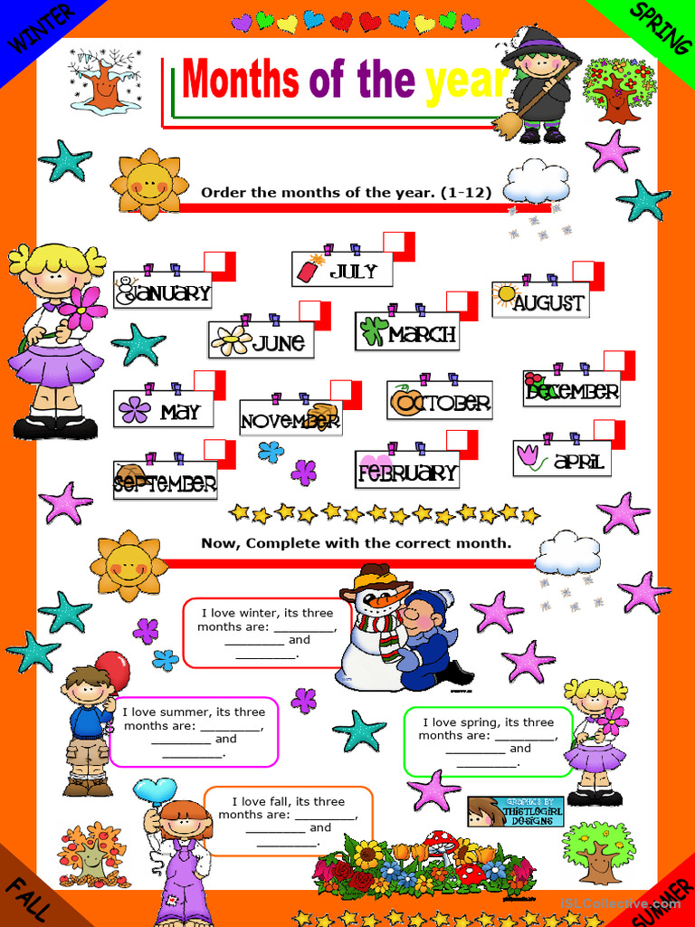 Months | PDF | Career & Growth | Language Arts & Discipline