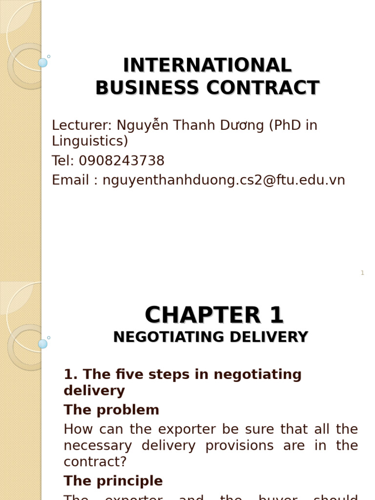 Chapter 1-Delivery-TheORY - STS Ver | PDF | Freight Transport