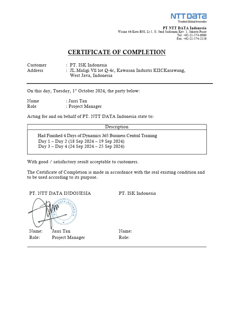 COC Training D365 - JT | PDF | Business