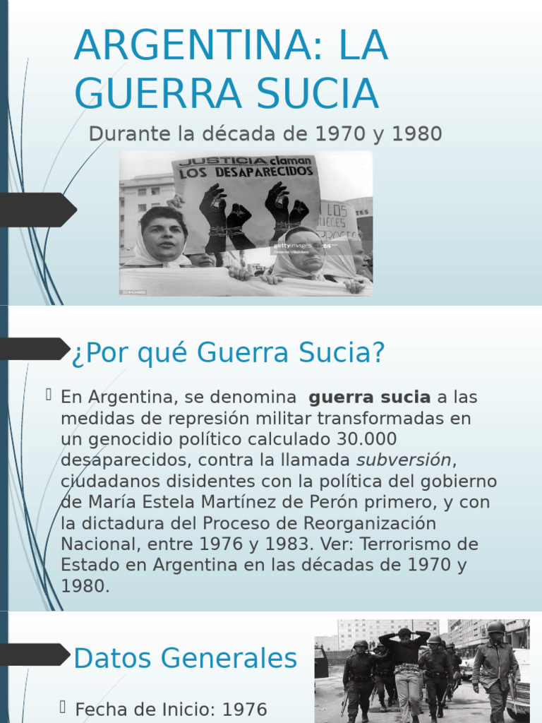 La Guerra Sucia-Argentina. (Autoguardado) | PDF | Argentina