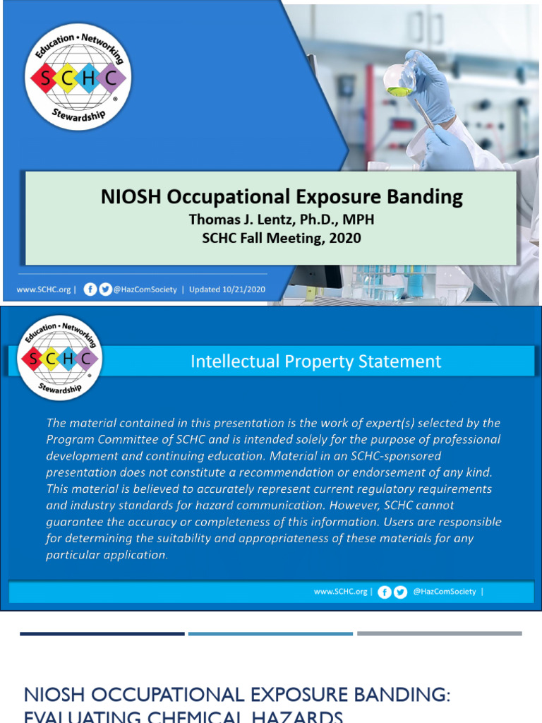 NIOSH Occupational Exposure Banding | PDF | Safety | Working Conditions
