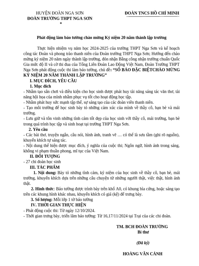 Phát Đ NG Cu C Thi Báo Tư NG | PDF