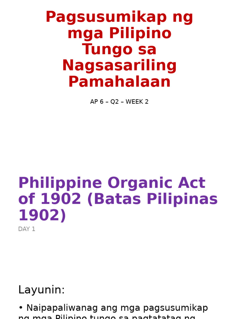 AP6-Q2-WEEK2-Pagsusumikap NG Mga Pilipino Tungo Sa Nagsasariling ...