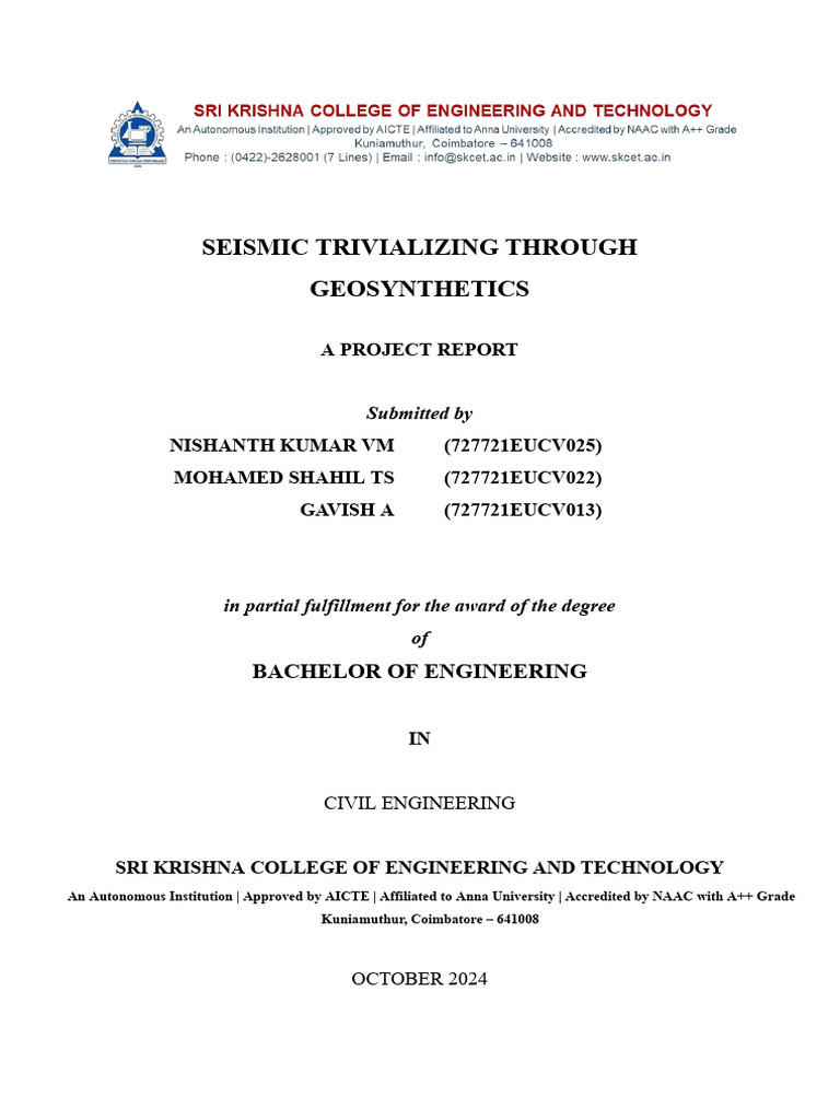 Batch - 2 Project Book | PDF | Earth Sciences
