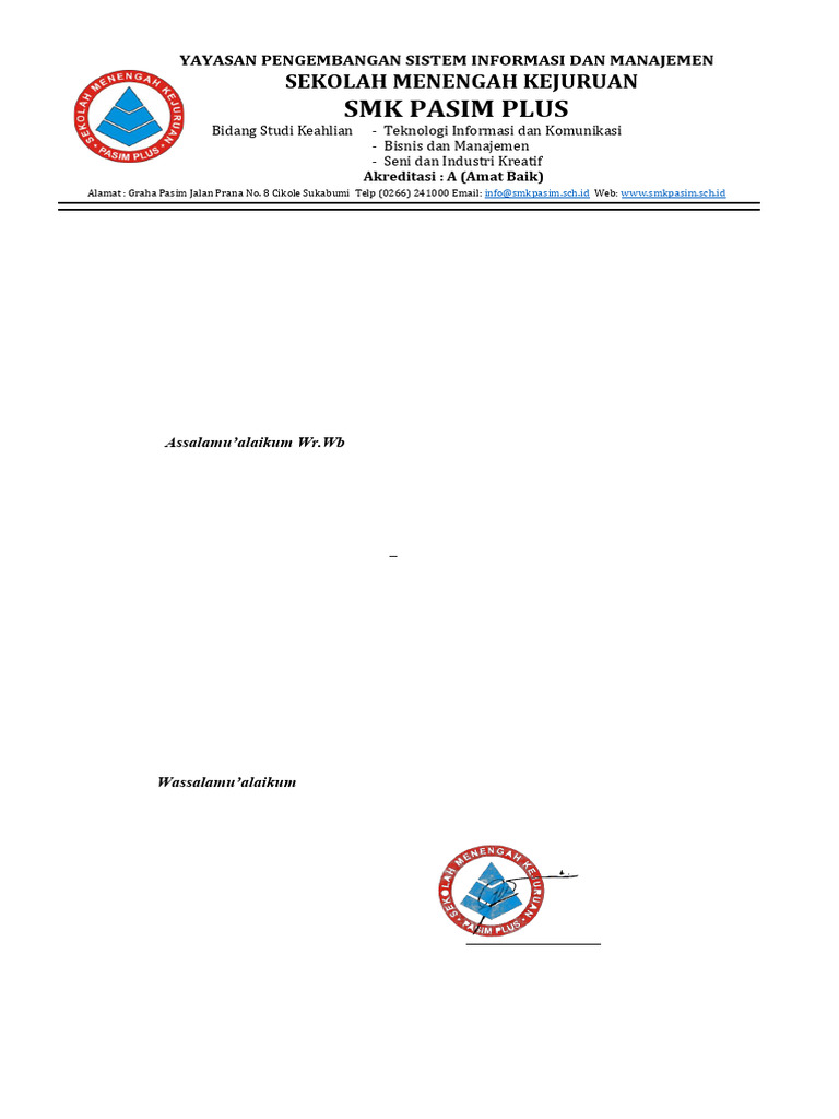 Surat Undangan Job Fair 2425 | PDF | Karier & Perkembangan