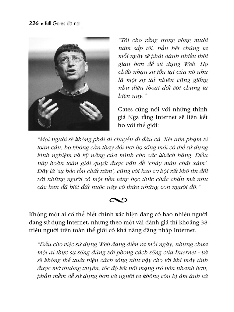 Bill Gate Talked 1 | PDF