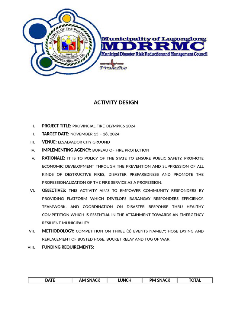 Fire Olympics Uniform Design Plan | PDF | National Security | Public Sphere