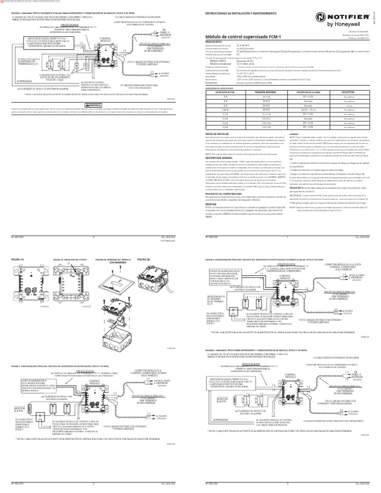 FCM-1 Manual - En.es | PDF | Diodo emisor de luz | Fuente de alimentación