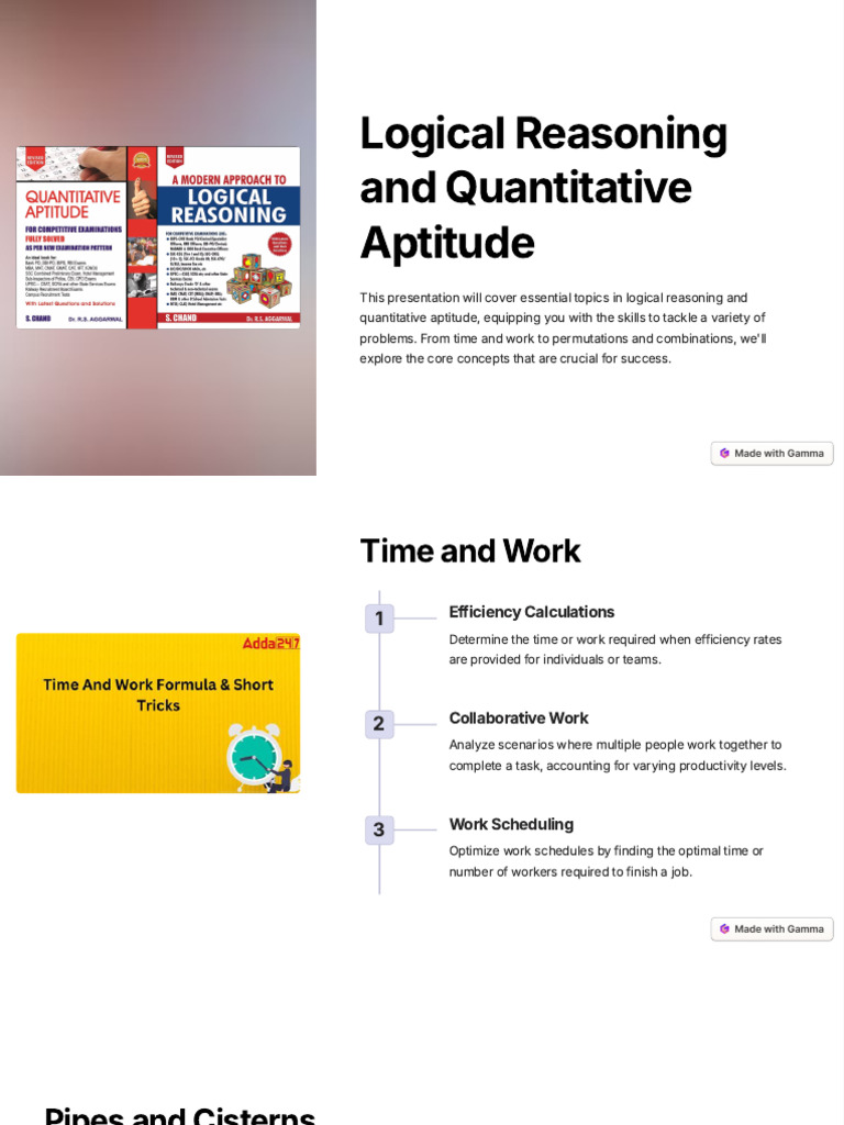 Logical Reasoning and Quantitative Aptitude | PDF | Logic | Inference