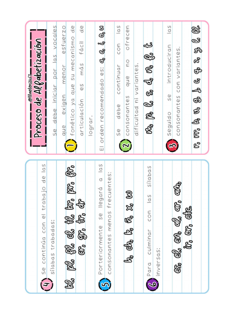 Proceso de Adquisición de La Lengua Escrita | PDF