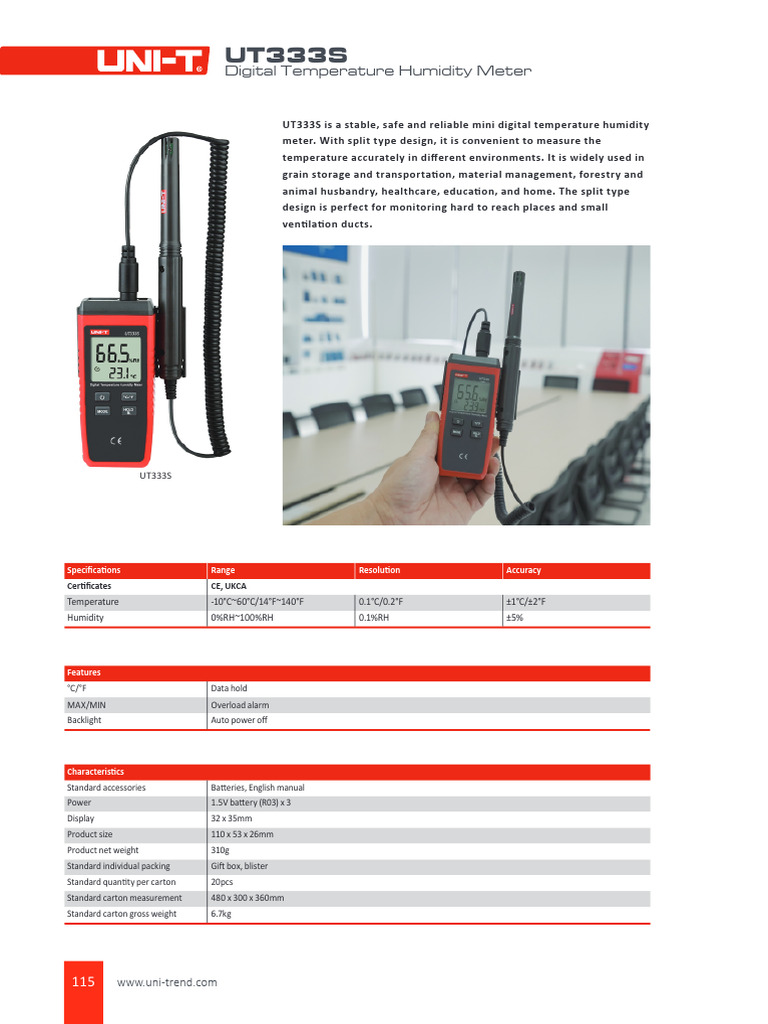 Uni-T UT333S Manual | PDF