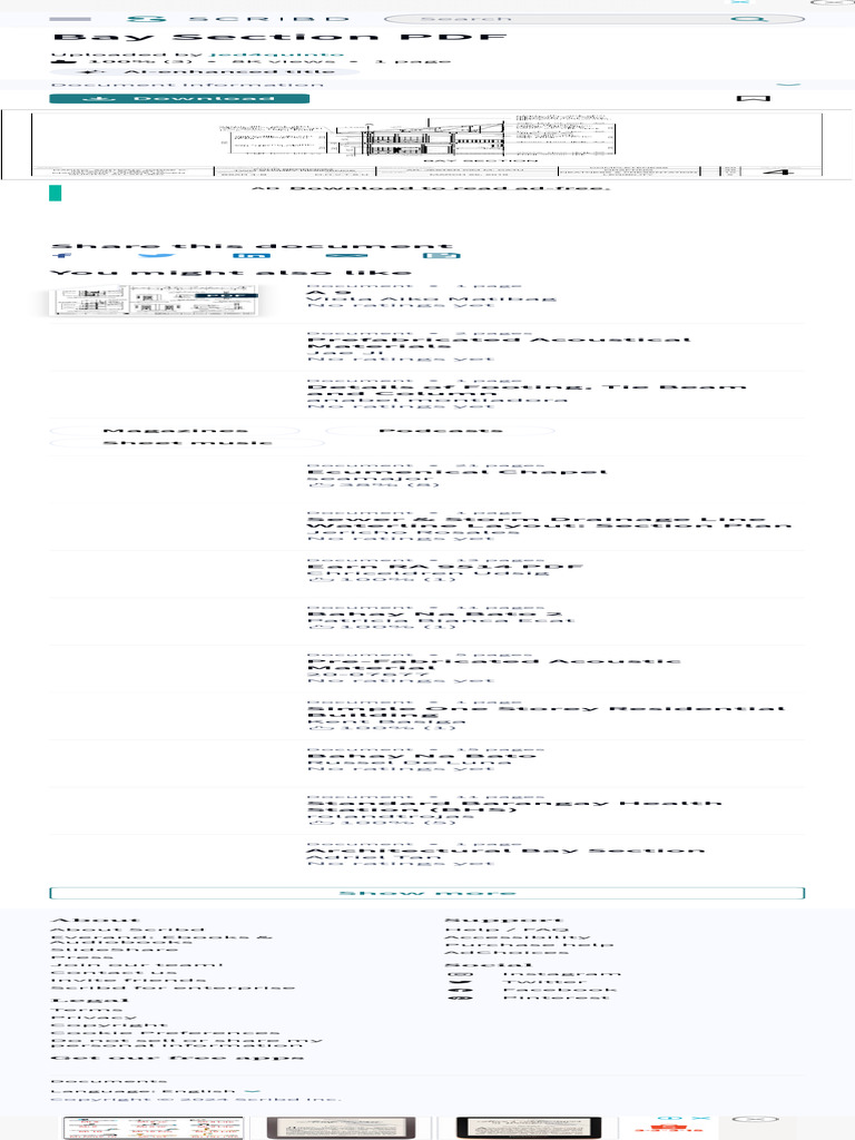 Bay Section PDF | PDF | Scribd | Publishing