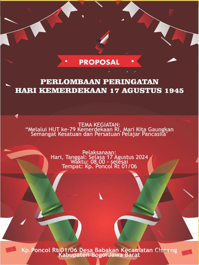 Proposal 17 Agustusan | PDF
