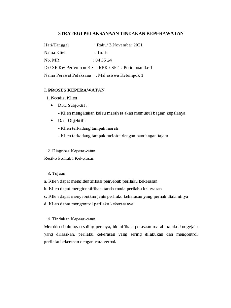 SP1 RPK 1 | PDF | Pengembangan Diri