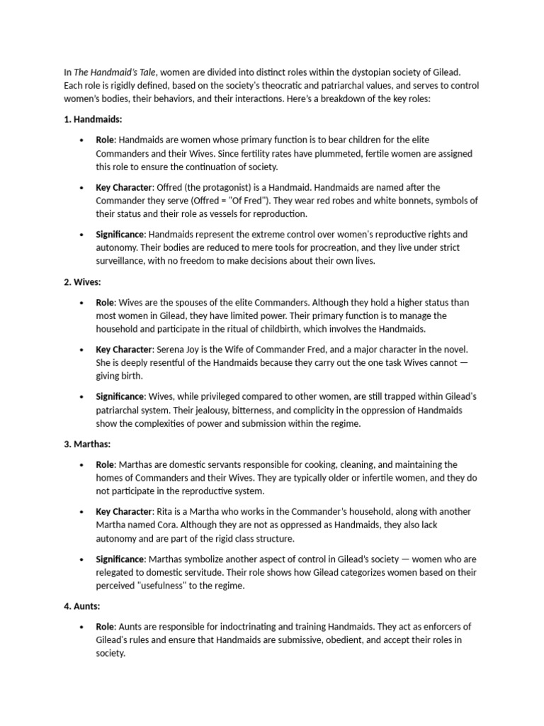 The Handmaids Tale - Background Research | PDF | Totalitarianism