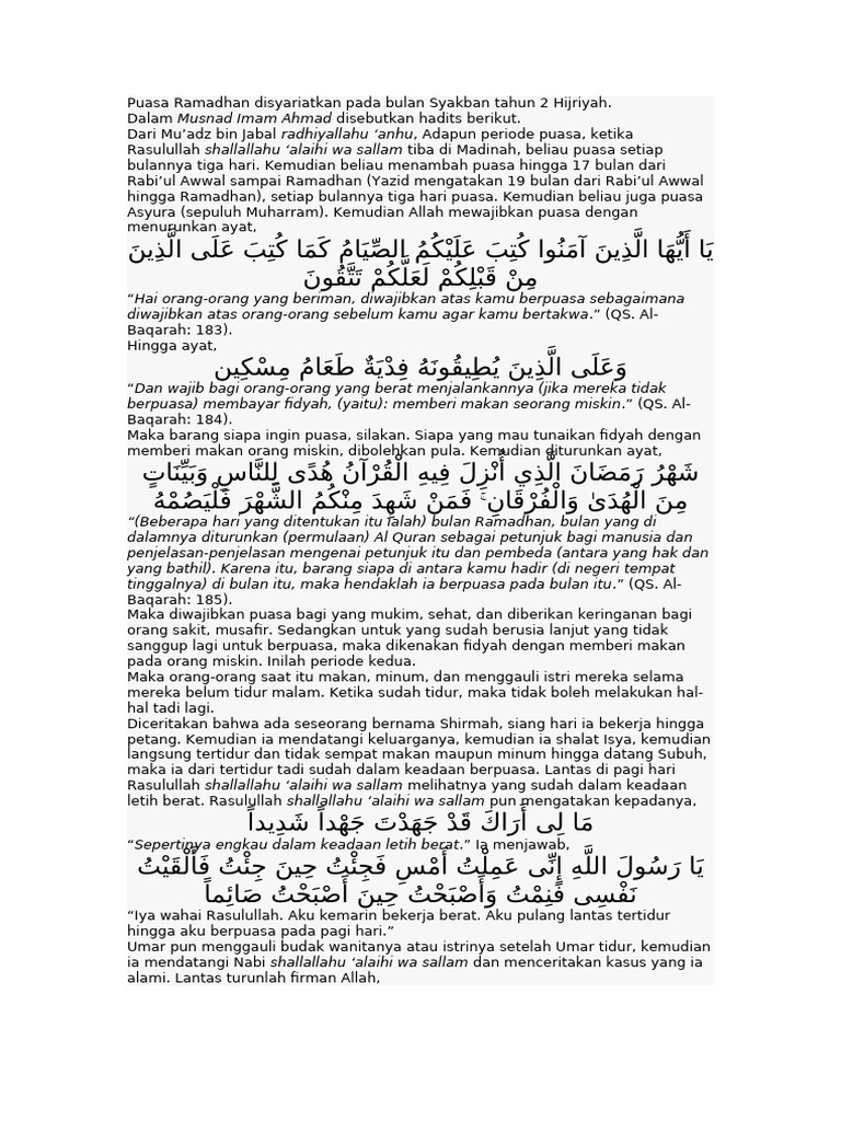 Filosofi-Filosofi Selama Bulan Ramadhan | PDF