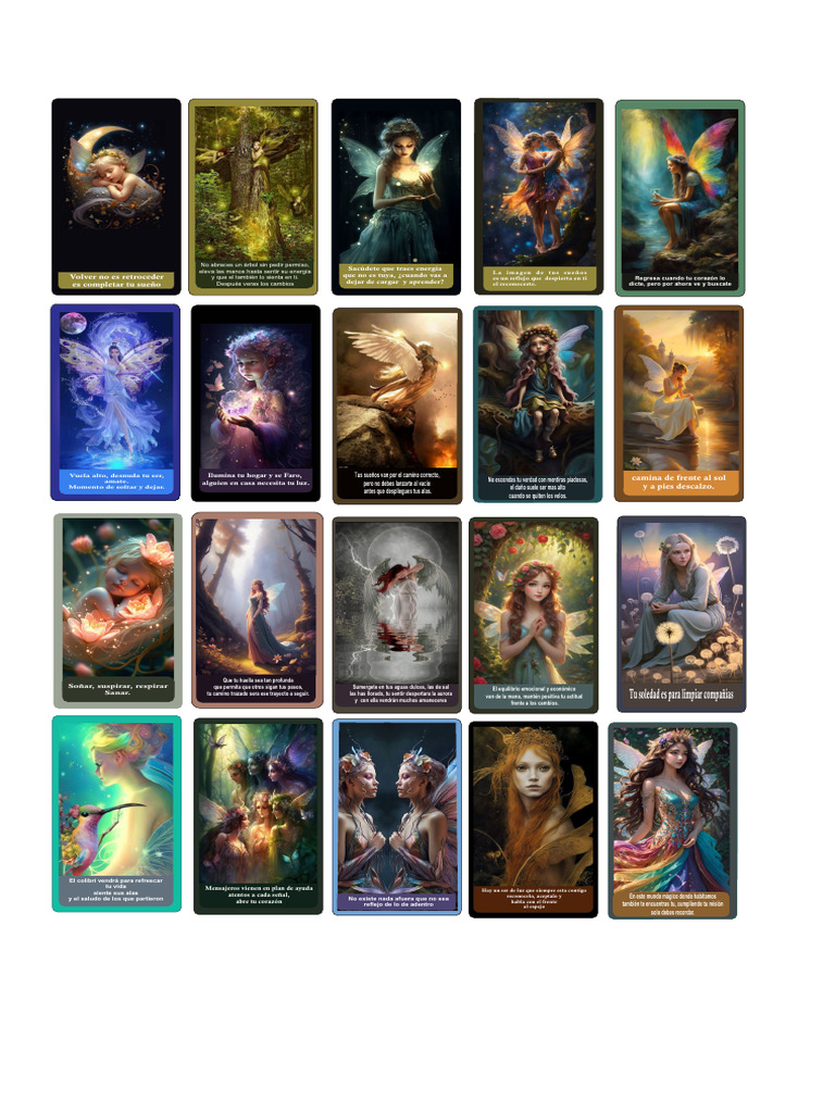 20 Oraculos de Las Hadas | PDF